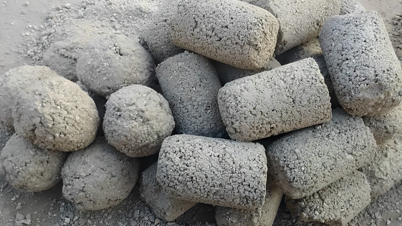 ASMR: Pure Cement with White Stone Crush Floor Crumbling , Satisfying ...