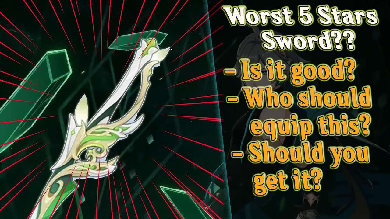 Genshin Impact Weapon Review Light of Foliar Incision - YouTube