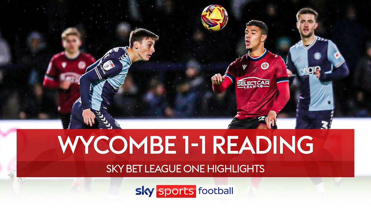 League leaders draw again! 🤝 | Wycombe 1-1 Reading | EFL Highlights ...
