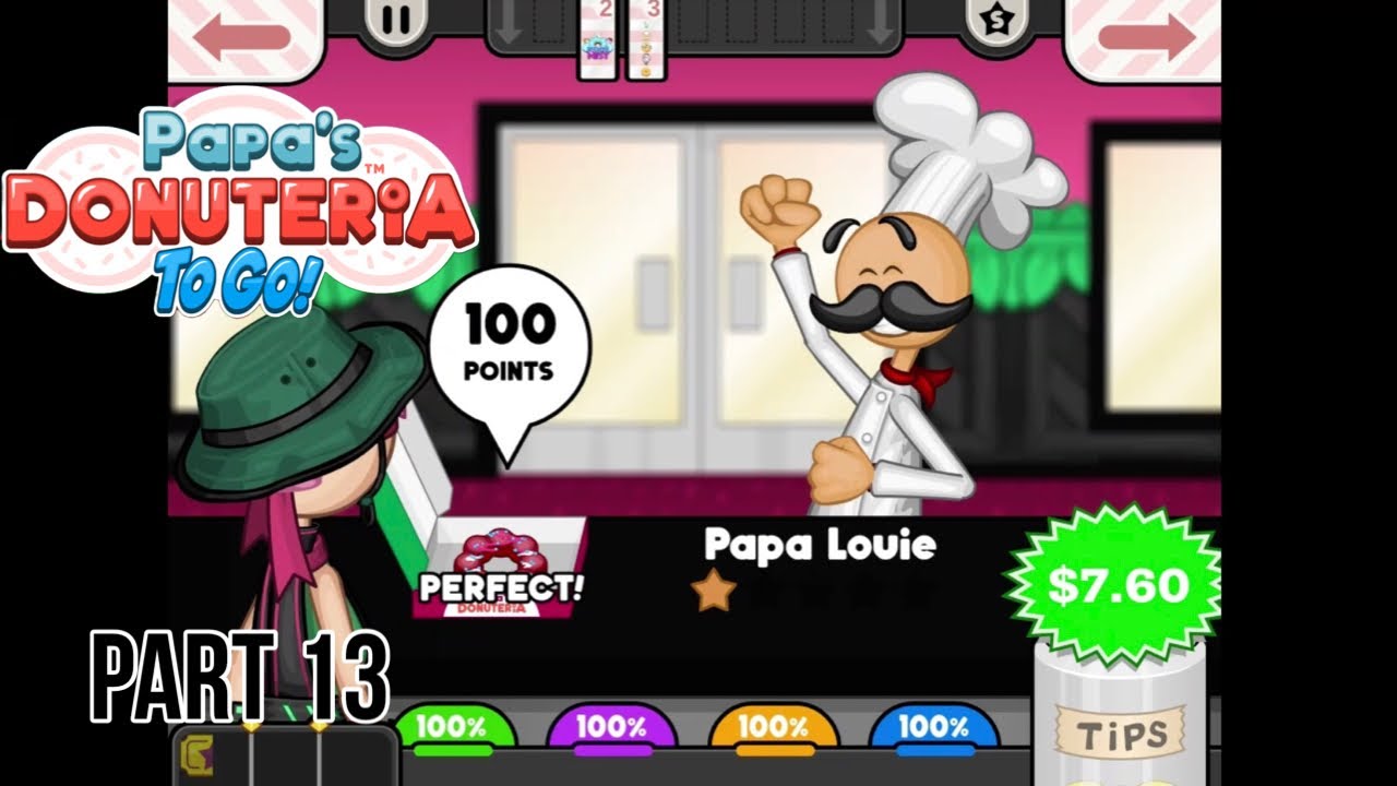 Papa’s Donuteria To Go Part 13 - Sky Ninja Returns; Papa Louie Unlocked ...