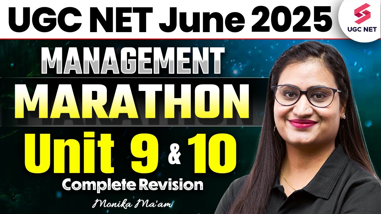 UGC NET Management Paper 2 Marathon | UCG NET Management Unit 9 & 10 ...
