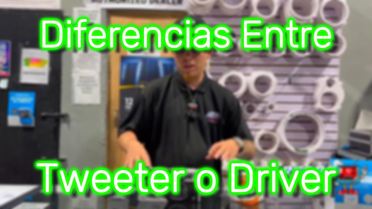 Diferencia entre un Tweeter y un Driver - YouTube