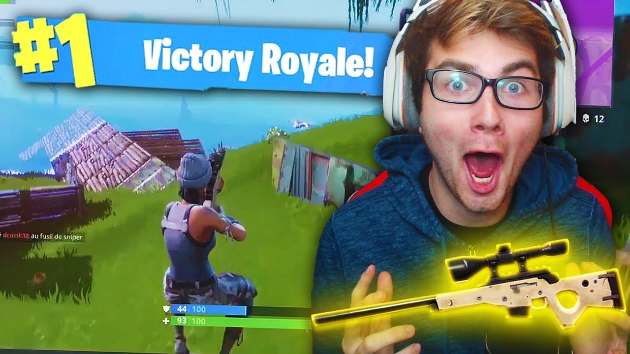 EPIC FORTNITE TRICKSHOT NOSCOPE FOR THE WIN! (Fortnite Battle Royale ...