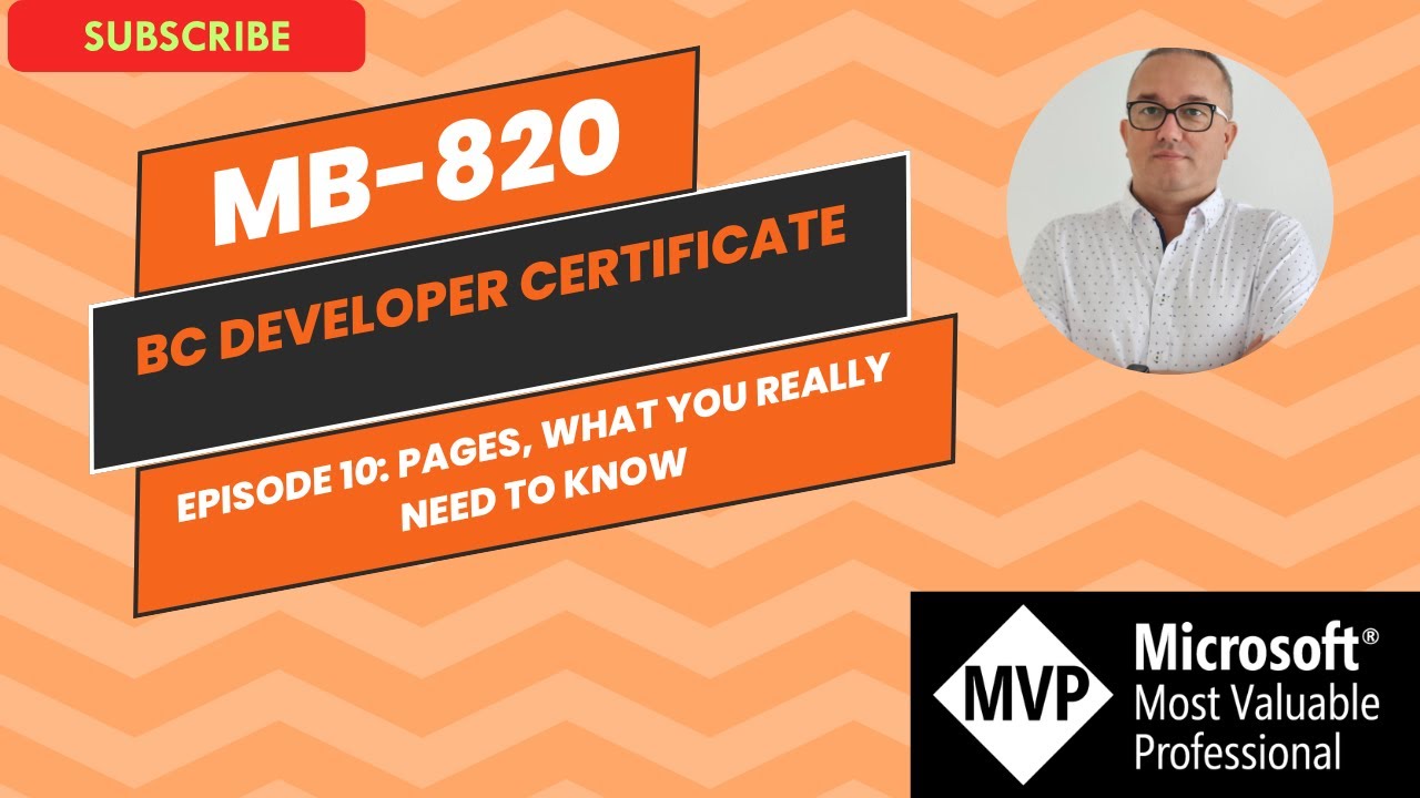 Let's pass MB-820: Episode 10 - Pages, what you really need to know ...