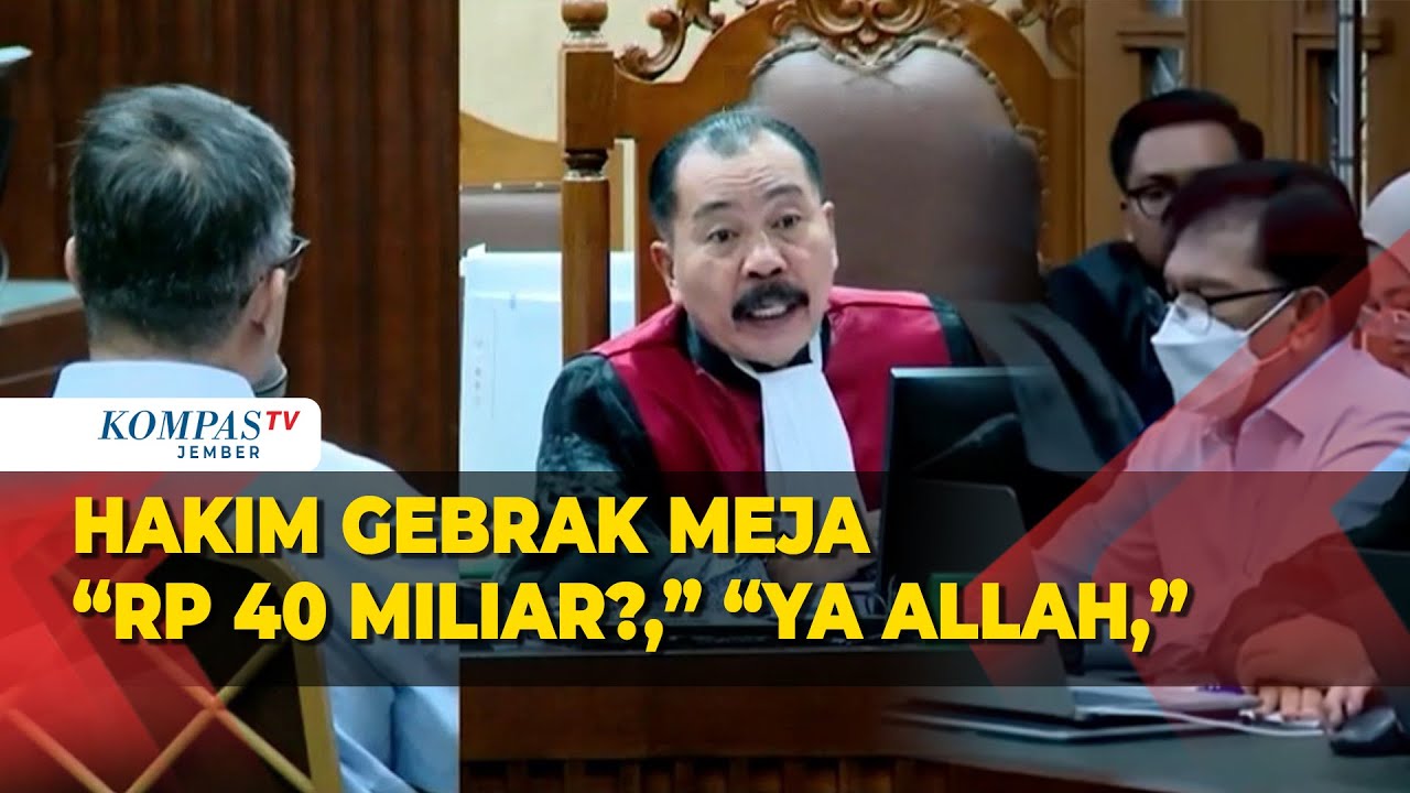 Momen Hakim Fahzal Gebrak Meja Saat Kesaksian Windi Purnama Soal Rp 40