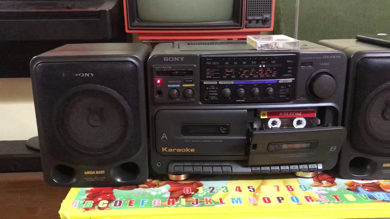 Đã bán-Thanh lý đài cassette sony kw75s ngoại hình đẹp, bị ù khi ấn ...