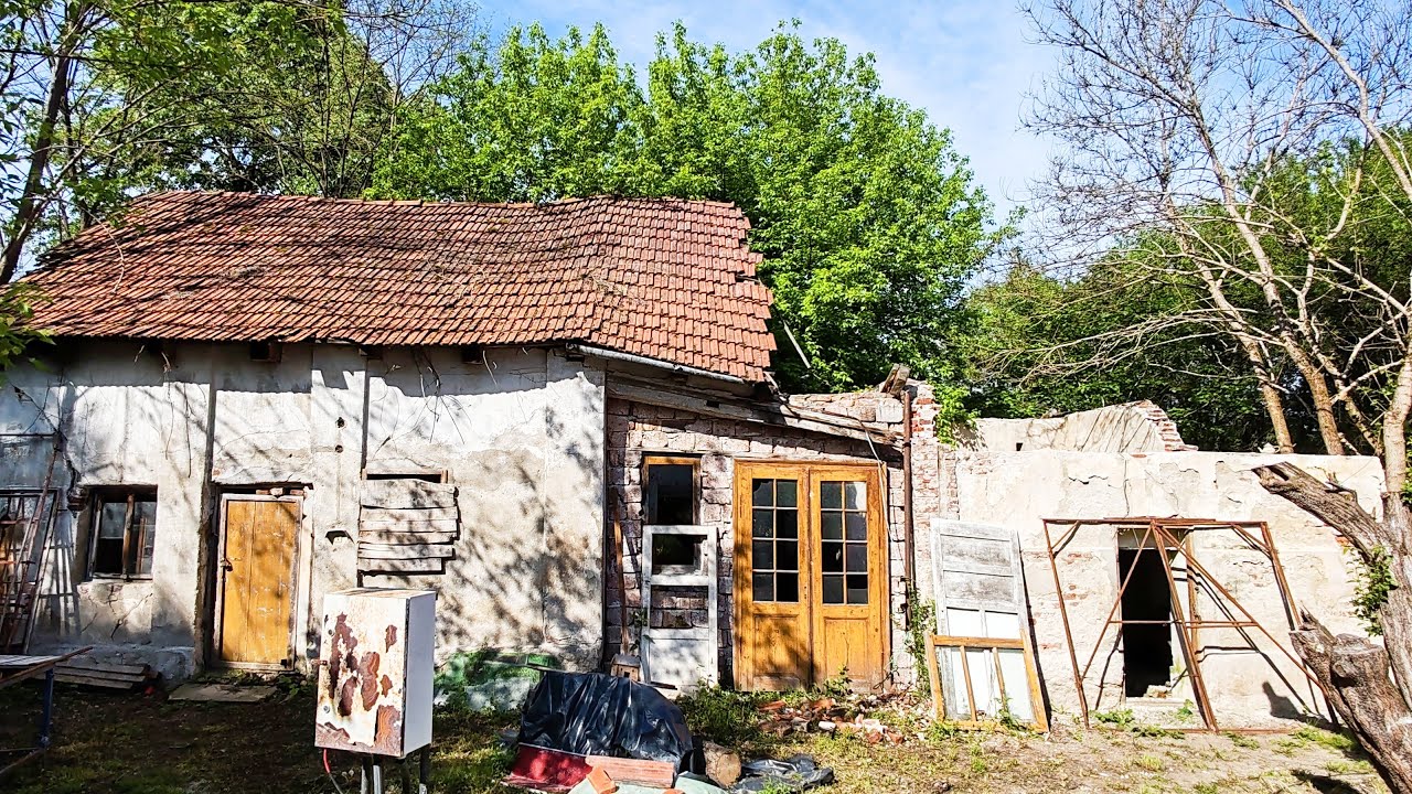 Clean up the yard on abandoned barn - ASMR - YouTube