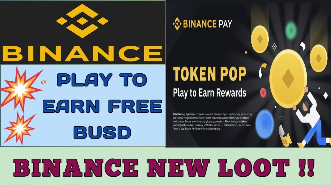 BINANCE TOKEN POP GAME🔥|| NEW LOOT 🔥 || PLAY AND EARN BUSD 🔥🔥#binance # ...