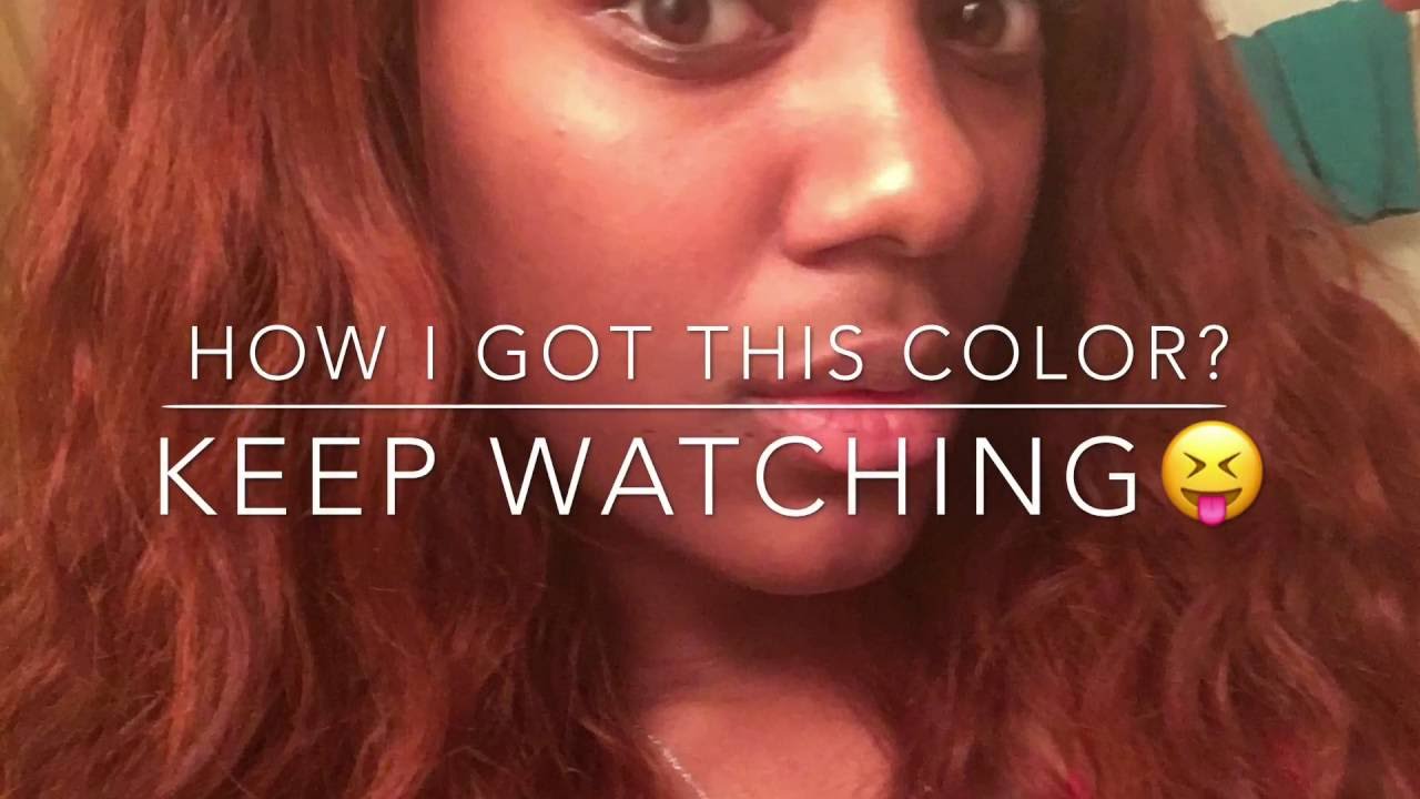 How I got my color 💋 - YouTube