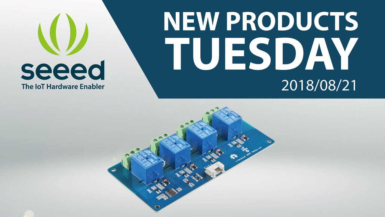 Grove - 4-Channel SPDT Relay - #newproductsTuesday - YouTube