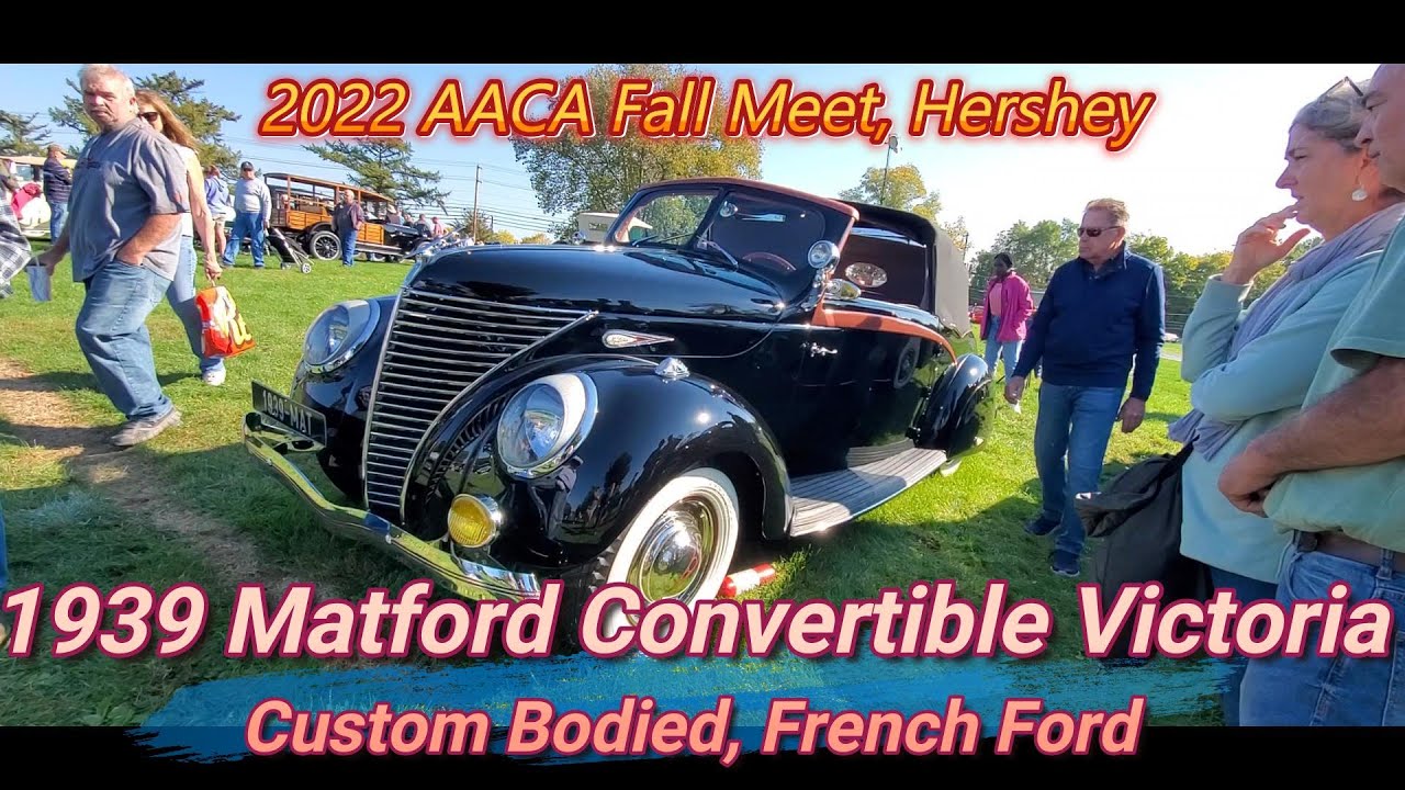 1939 Matford Convertible Victoria Custom Bodied, French Ford 2022 AACA ...