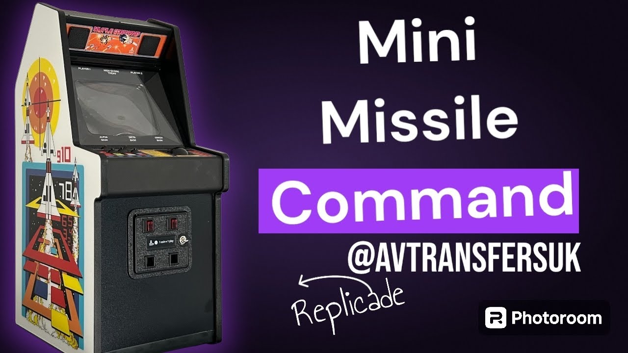 Replicade Unboxing and show & play Missile Command @avtransfersUK - YouTube