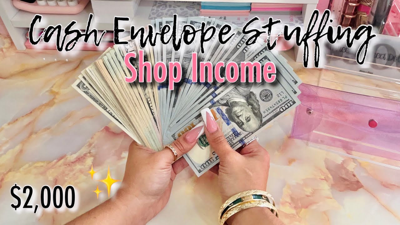 CASH ENVELOPE STUFFING SHOP INCOME | JANUARY 2024 | #cashenvelopesystem ...