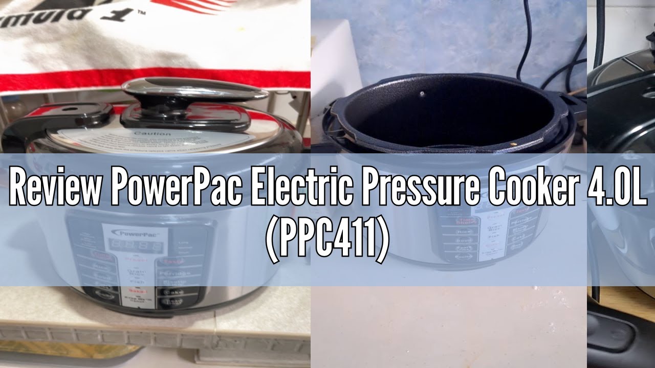Review PowerPac Electric Pressure Cooker 4.0L (PPC411) - YouTube