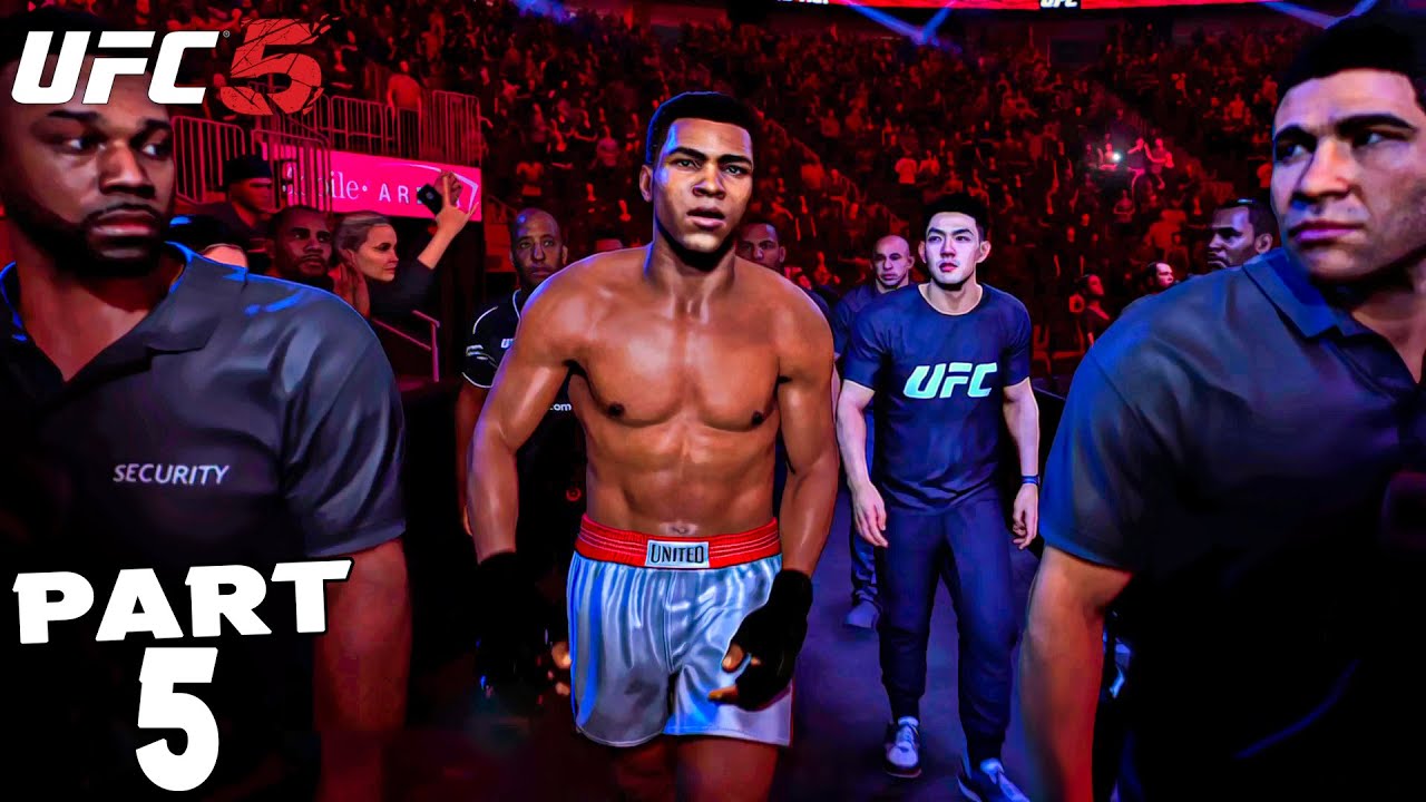 UFC 5 "MUHAMMAD ALI" G.O.A.T CAREER MODE GAMEPLAY WALKTHROUGH PART 5 ...