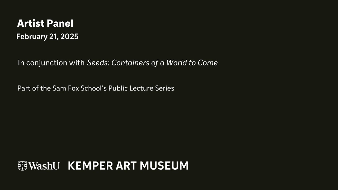 Artist Panel: Seeds Exhibition Opening - YouTube
