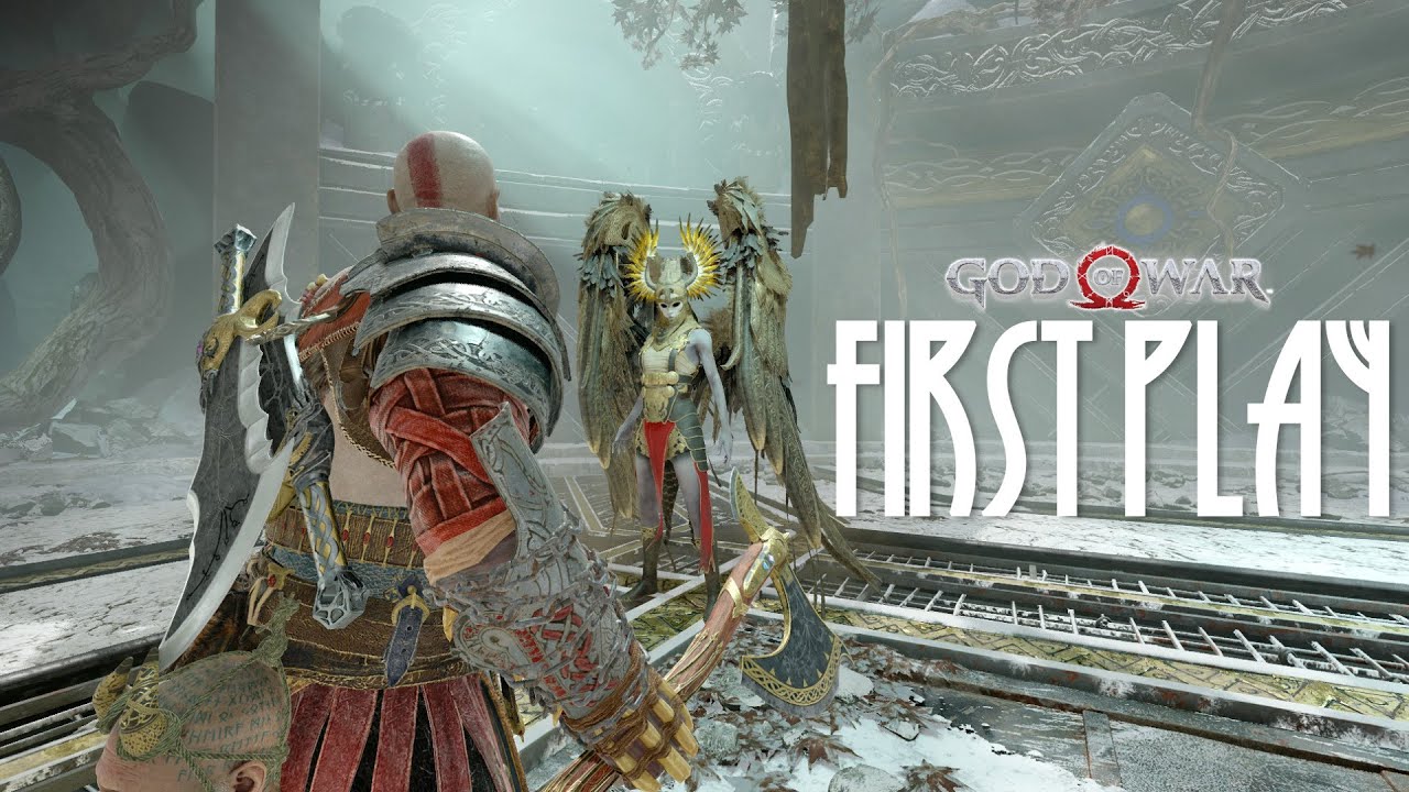 First Play GoW: Defeating Valkyrie Geirdriful and Losing Badly to Olrun ...