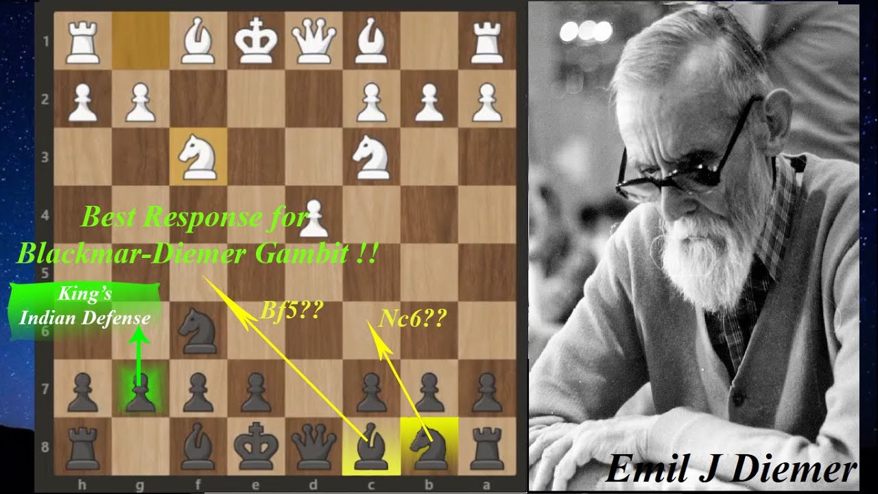 BLACKMAR-DIEMER GAMBIT | HOW BLACK-SIDE CAN DEFEND THE POSITION ...