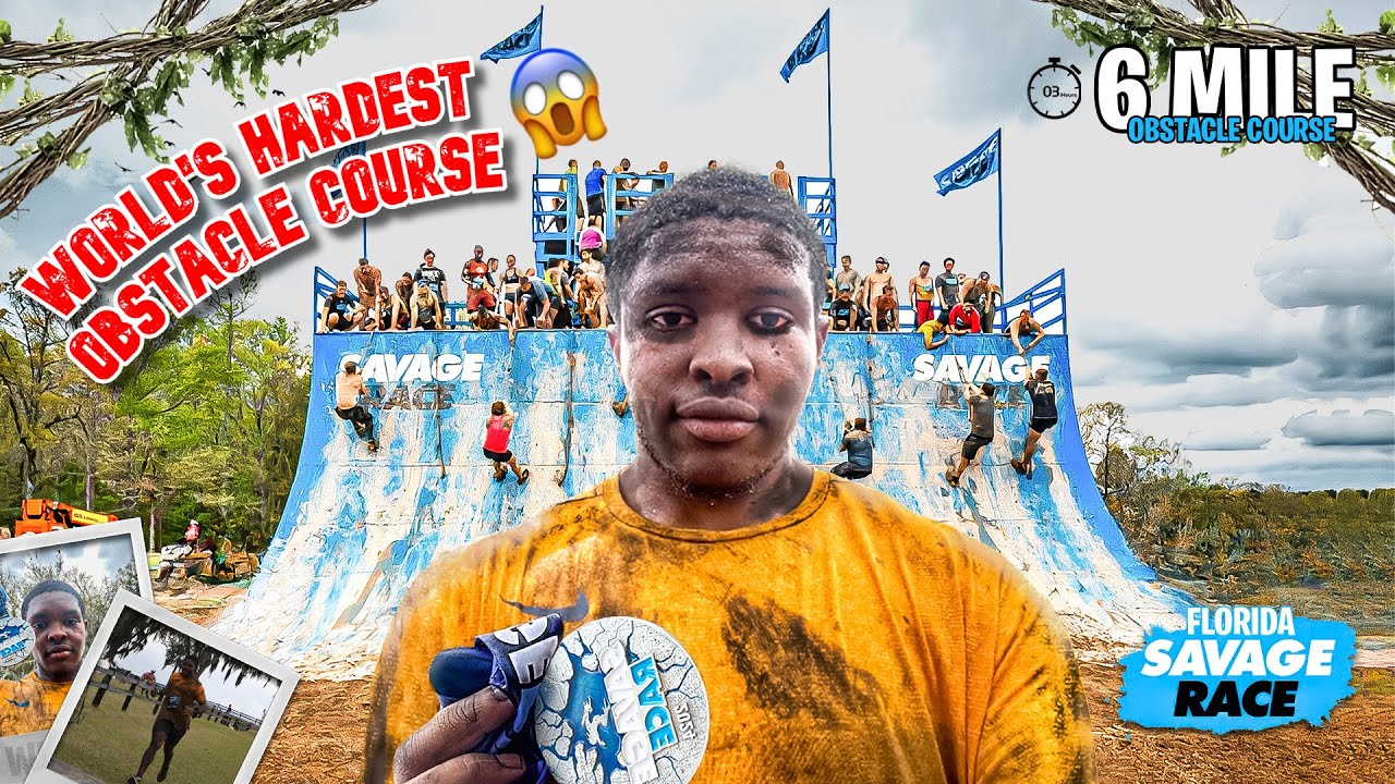 Running the WORLD'S HARDEST OBSTACLE COURSE RACE (Savage Race Mini Vlog ...