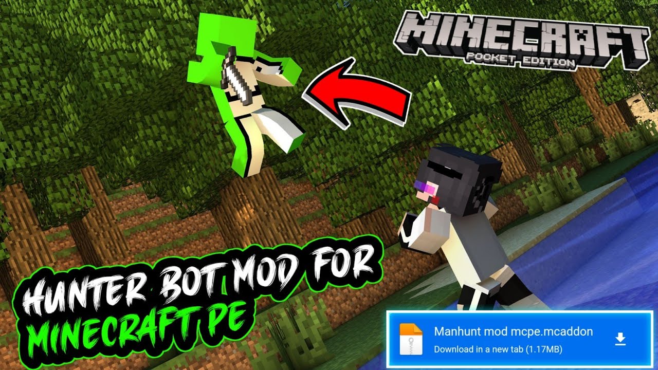 Hunter Mod For Minecraft Pe 1.19😈| SpeedRunner Vs Hunter Mod For Mcpe ...