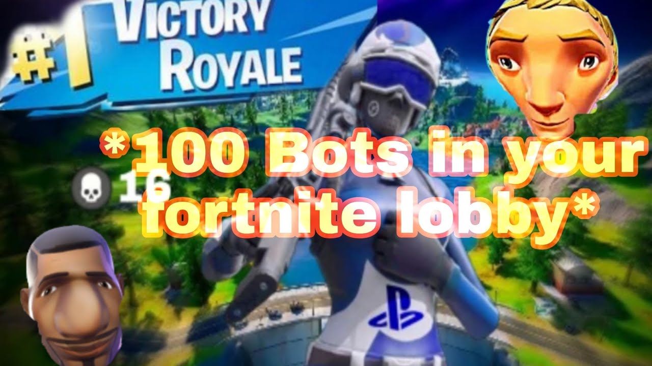 HOW TO GET 100 BOTS IN YOUR LOBBY IN FORTNITE CHAPTER 2 SEASON 3 | PS4 ...