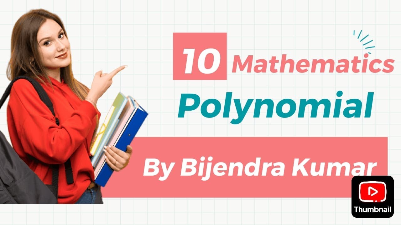 Class - 10 Polynomial - YouTube