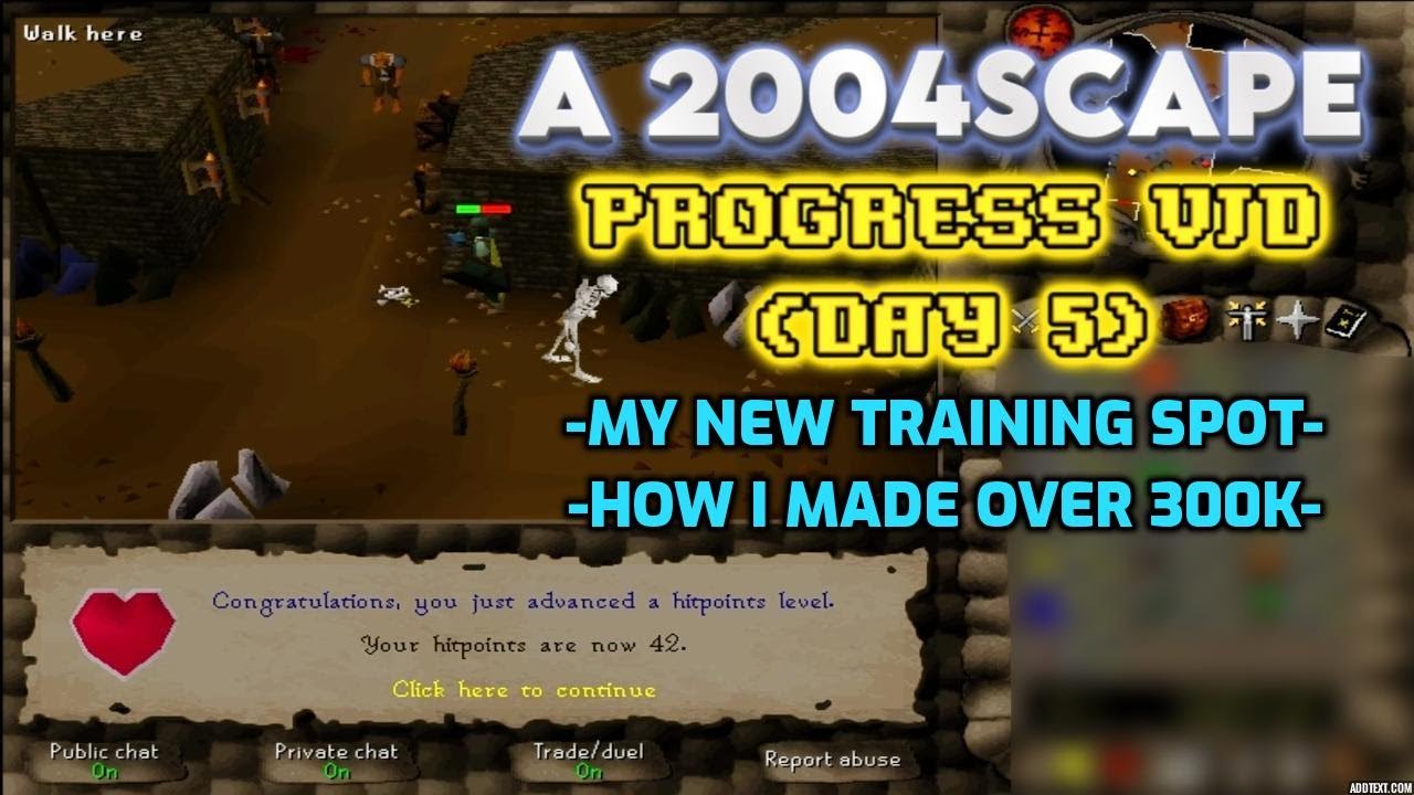 I almost SCAMMED myself in 2004Scape!! (DAY 5) - YouTube