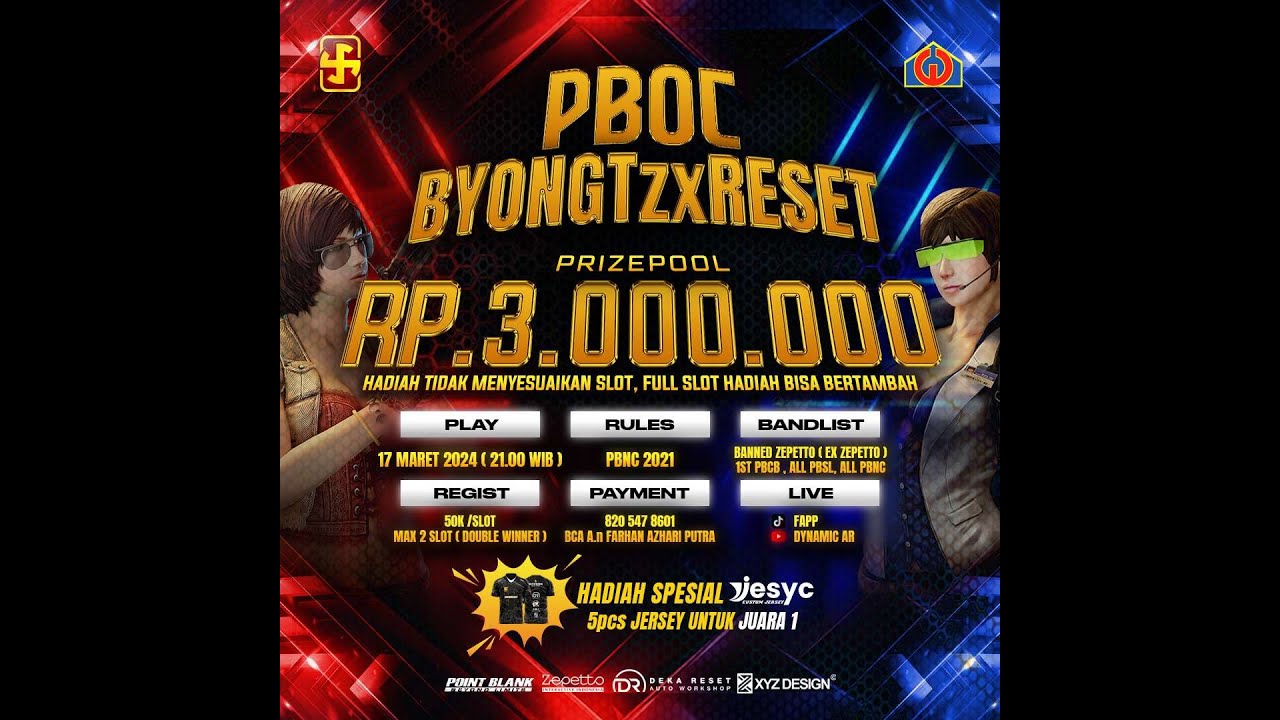 LIVE TOURNAMENT PBOC BYONGTzxRESET SEASON 1~ - YouTube