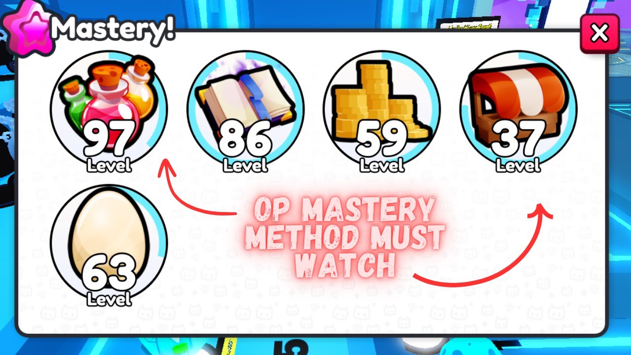 INSANE MASTERY METHOD | MUST WATCH | PS99 - YouTube