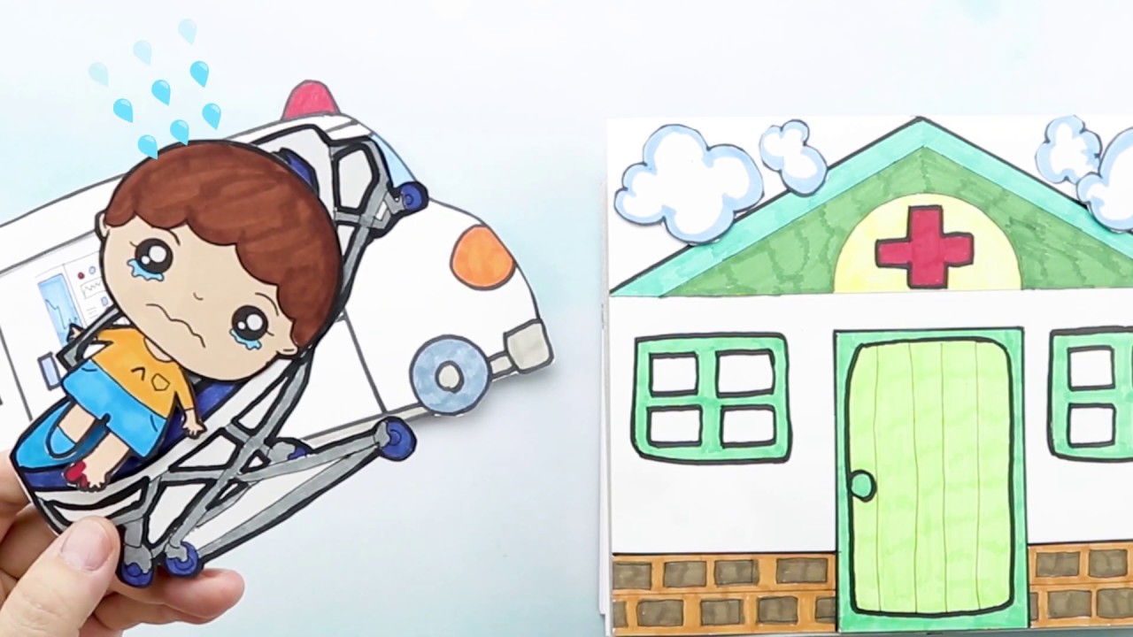 NEW QUIET BOOK HOSPITAL W/DOCTOR & MEDICAL KIT NEW DOLLHOUSE |Hospital ...