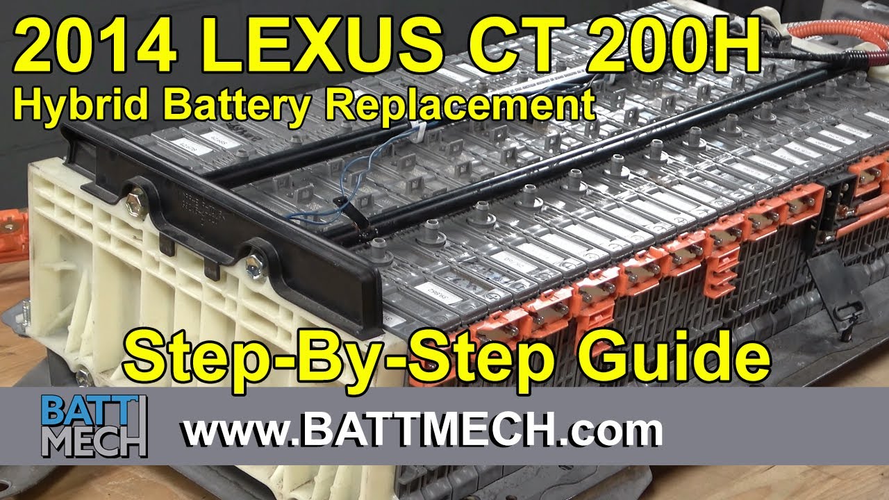 Lexus Ct200h Battery Replacement