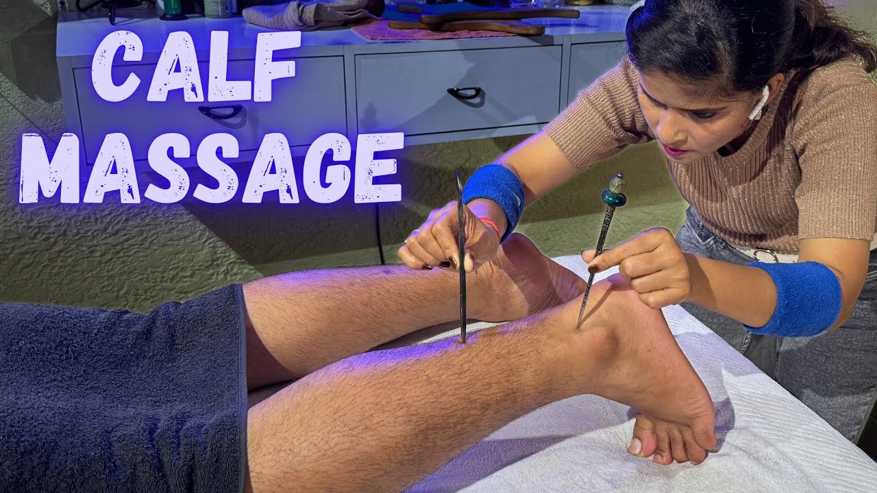 Calf Massage for Pain Relief | How To Massage Tight Calf Muscles ...