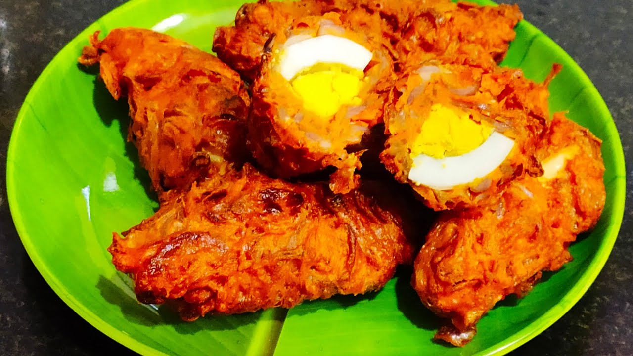 Onion Egg pakoda || Egg pakoda ||Egg bajji || Onion Egg Crispy Fry ...