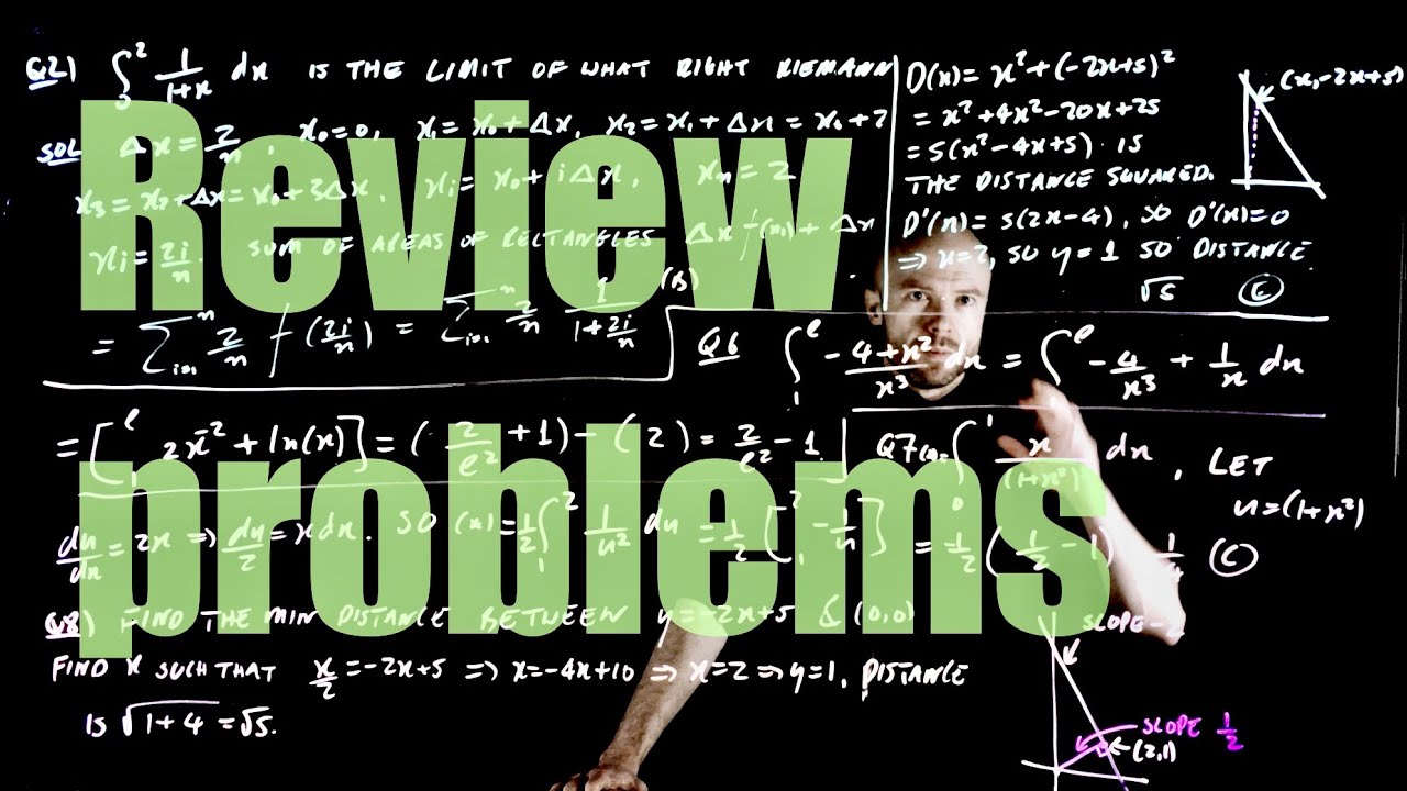 Lecture 39: Review problems. - YouTube