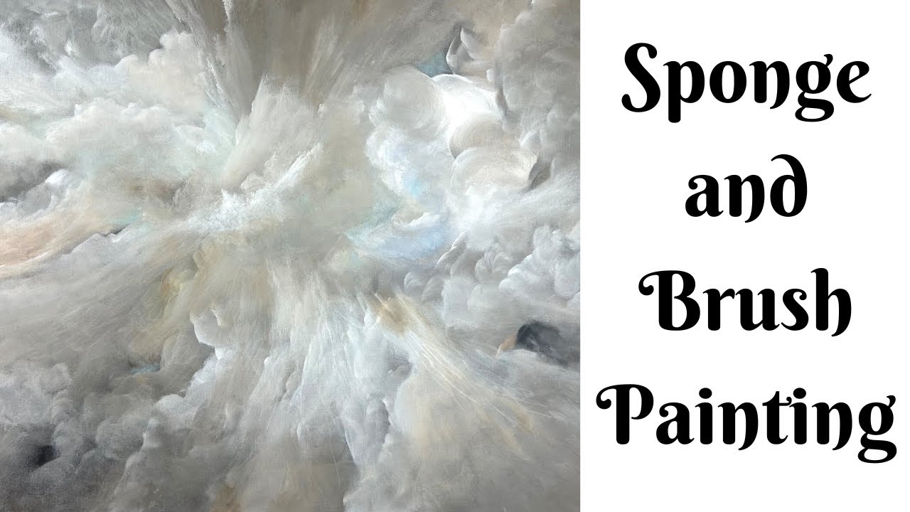 Ethereal Art Created with a Kitchen Sponge #389 - YouTube