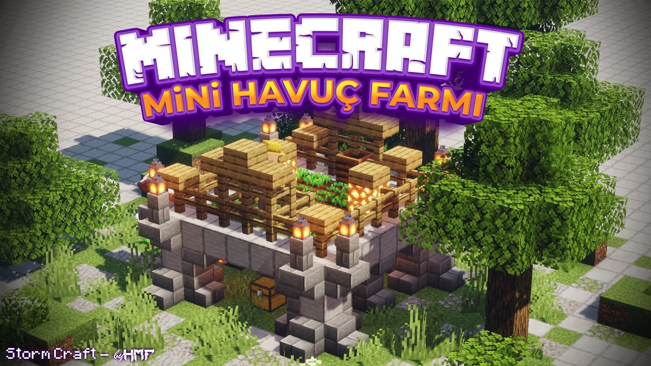 Mini Havuç Farmı Minecraft - Çok Basit - YouTube