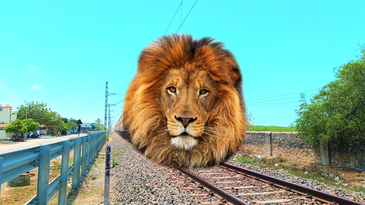 lion funny train moments very nice video - Lion funny train videos ...
