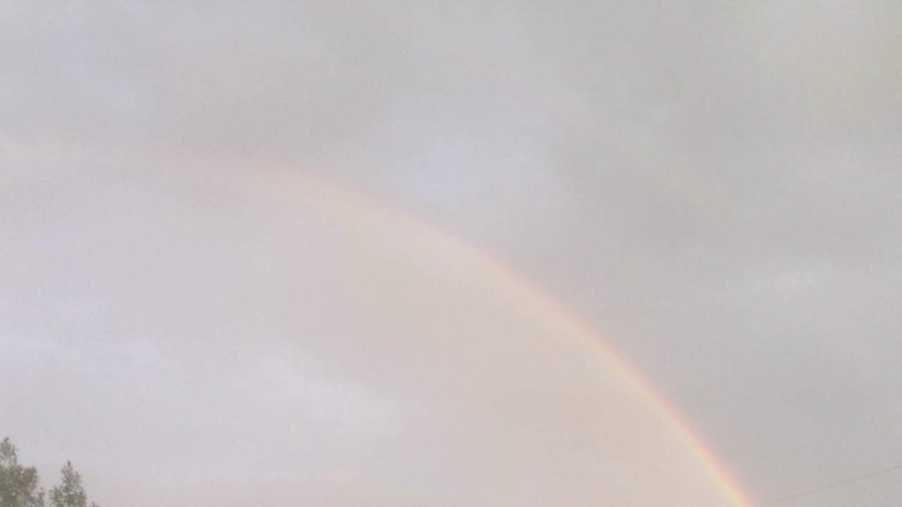 Very pretty double rainbow - YouTube