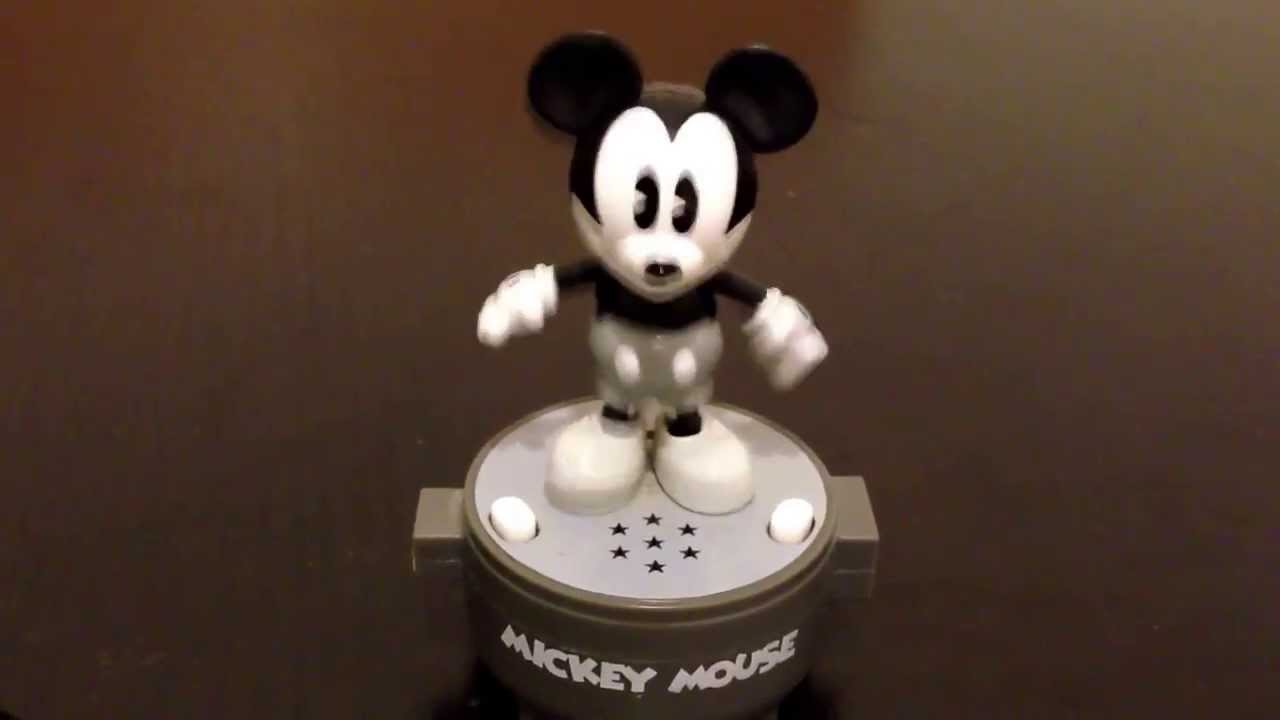 迪士尼米老鼠踢踏舞公仔 黑白復古版 Disney Tap dancing Doll - YouTube