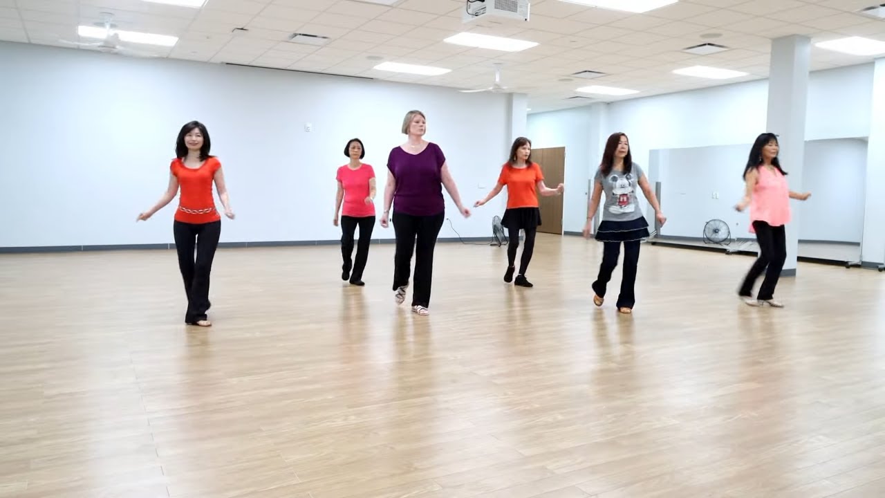 Slide a 1/4 - Line Dance (Dance & Teach in English & 中文) - YouTube