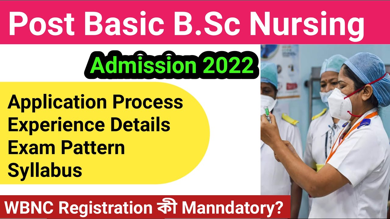 Post Basic Bsc Nursing Admission 2022 | JEPBN 2022 | West Bengal Post ...