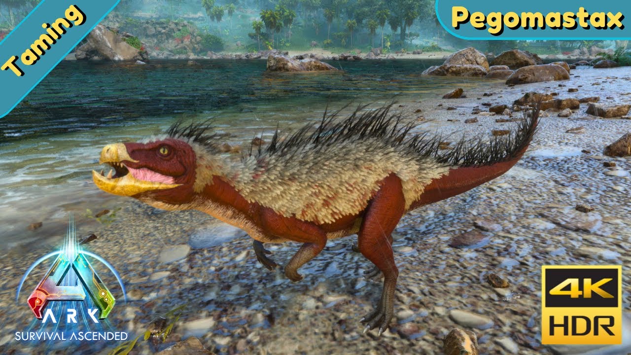 ARK Survival Ascended : Tame a Pegomastax - YouTube