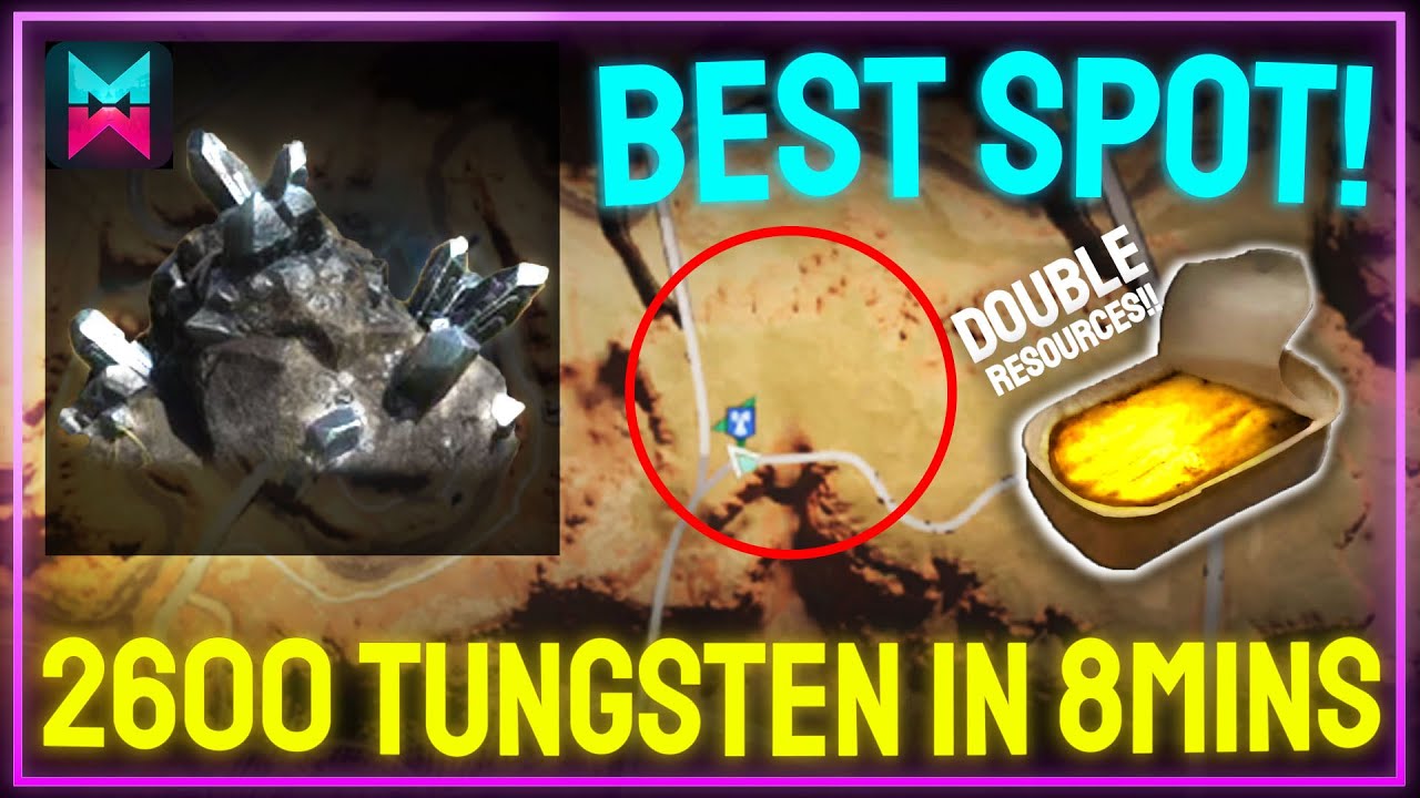 ONCE HUMAN BEST TUNGSTEN ORE FARM LOCATION - YouTube