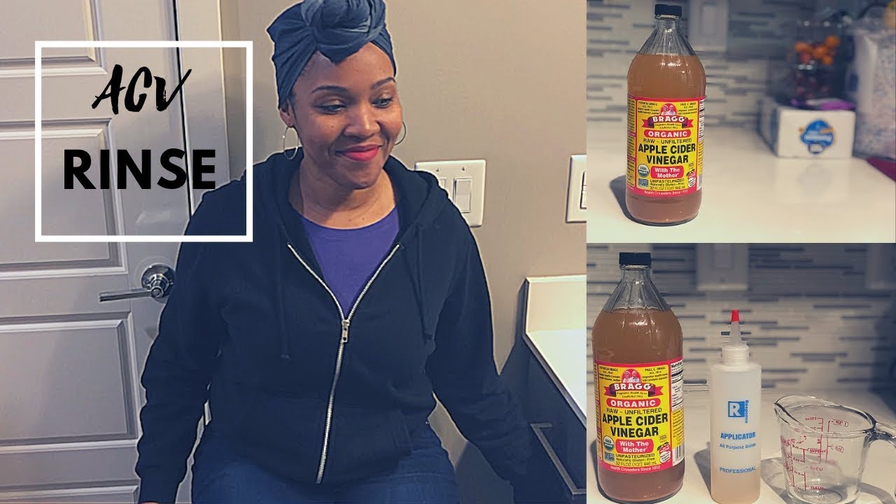 ACV Rinse on Natural Hair | BENEFITS + FIRST TIME RESULTS - YouTube