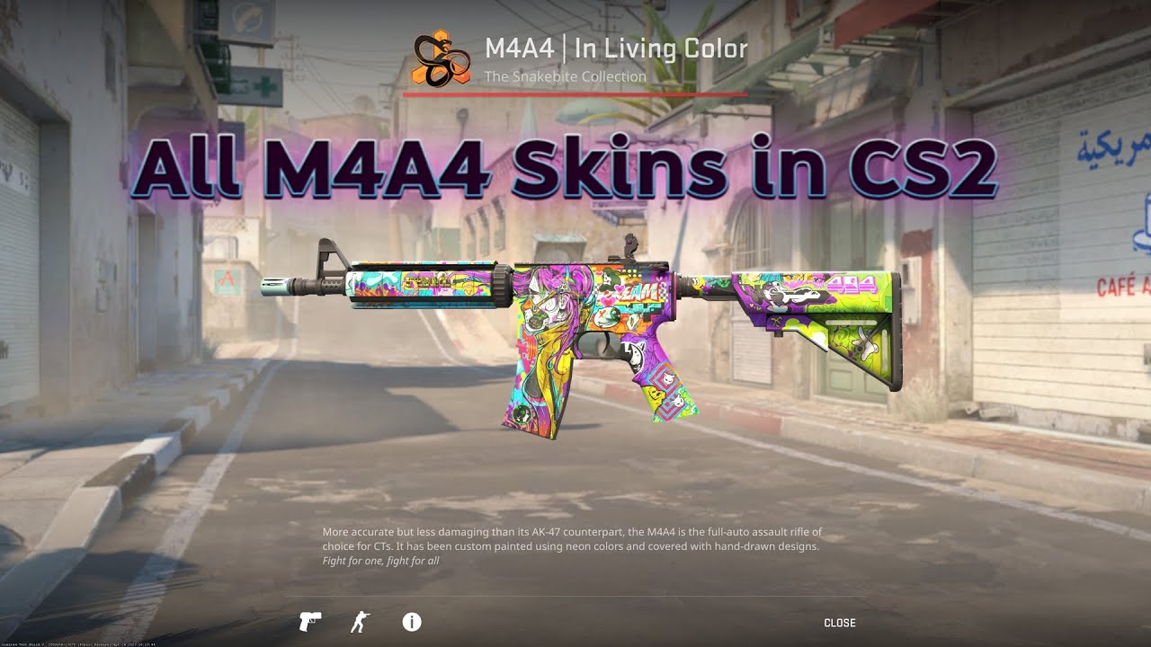 All M4A4 Skins in CS2 (No Sound) - YouTube