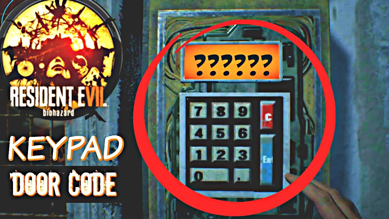 Resident Evil 7 Biohazard 🤦 THE CORRECT KEYPAD DOOR CODE 🙈Youngest Girl ...