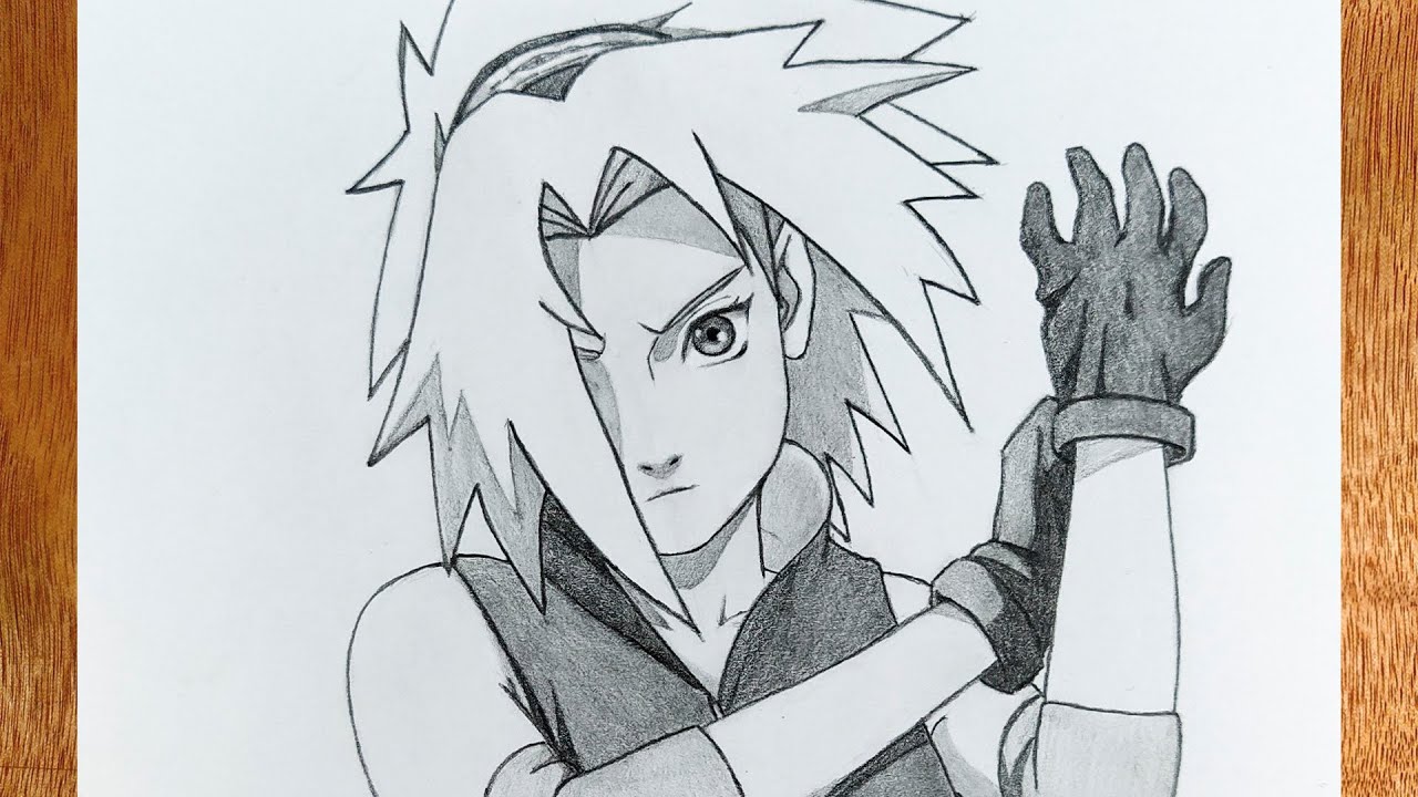 How to draw Sakura Haruno step by step | Anime drawing step by step ...