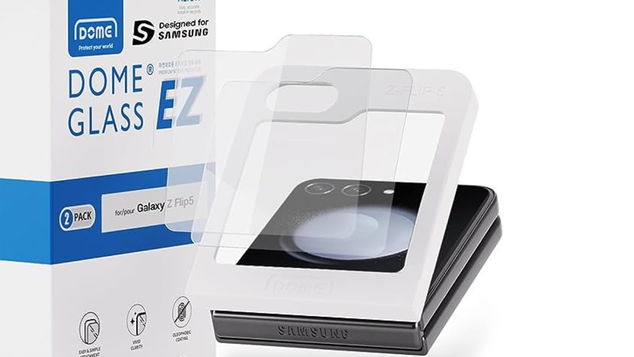 Samsung Flip 5 Front Screen Protector - YouTube