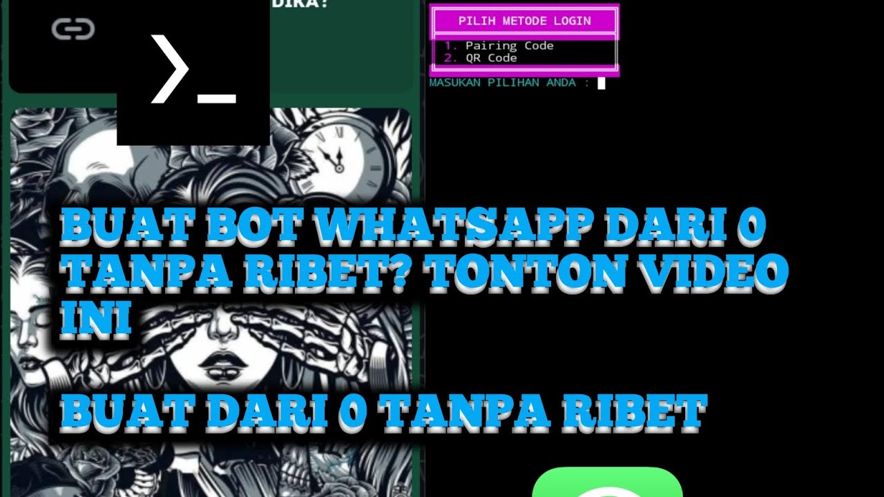 Tutorial buat bot wa anti ribet? - YouTube