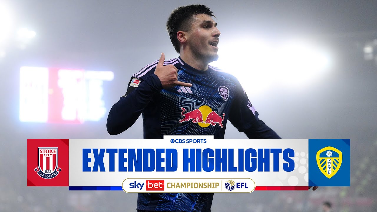 Stoke City vs. Leeds United: Extended Highlights | EFL Championship ...